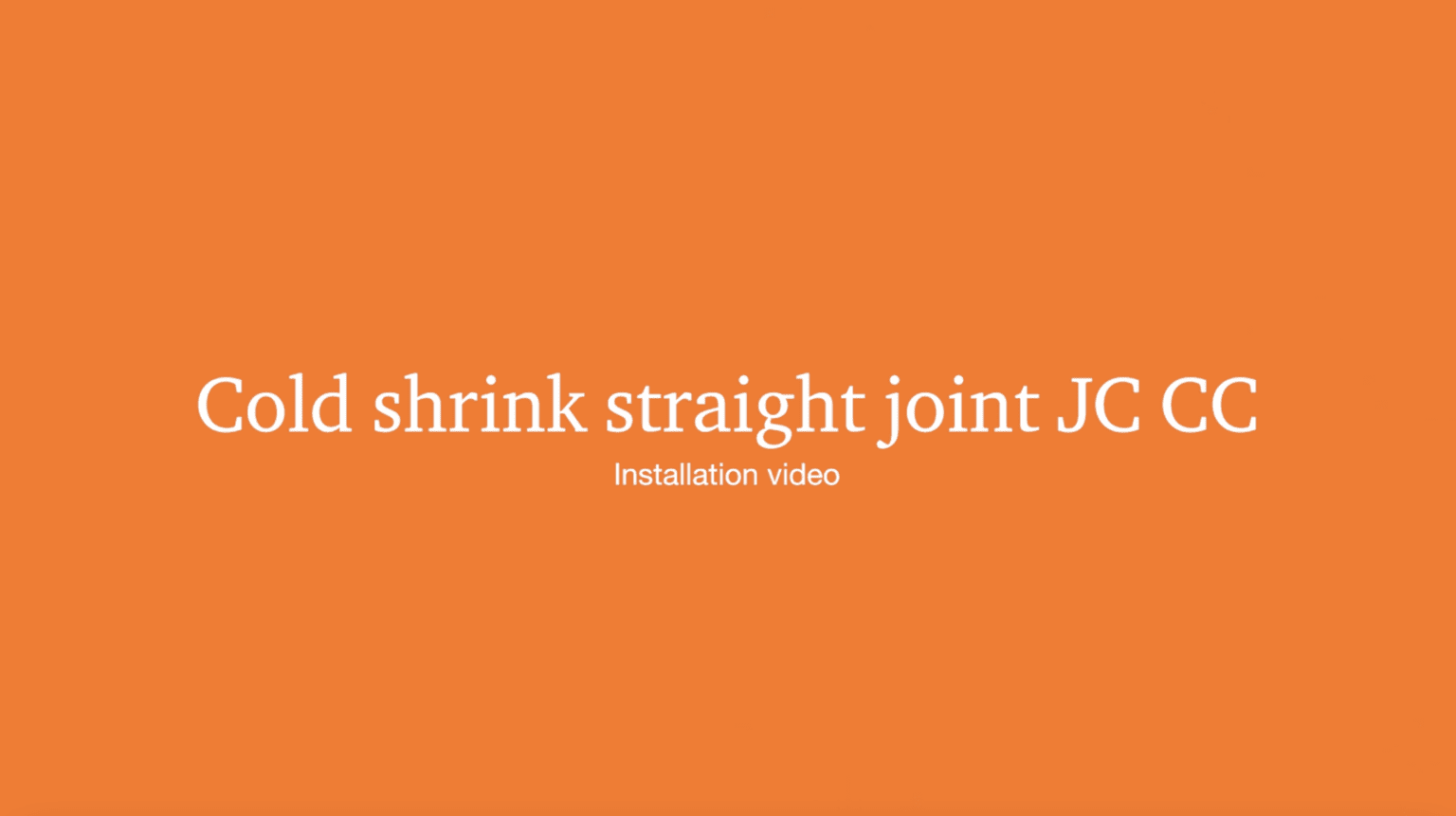 NKT cable joints, terminations and connectors - Hiko Power Engineering